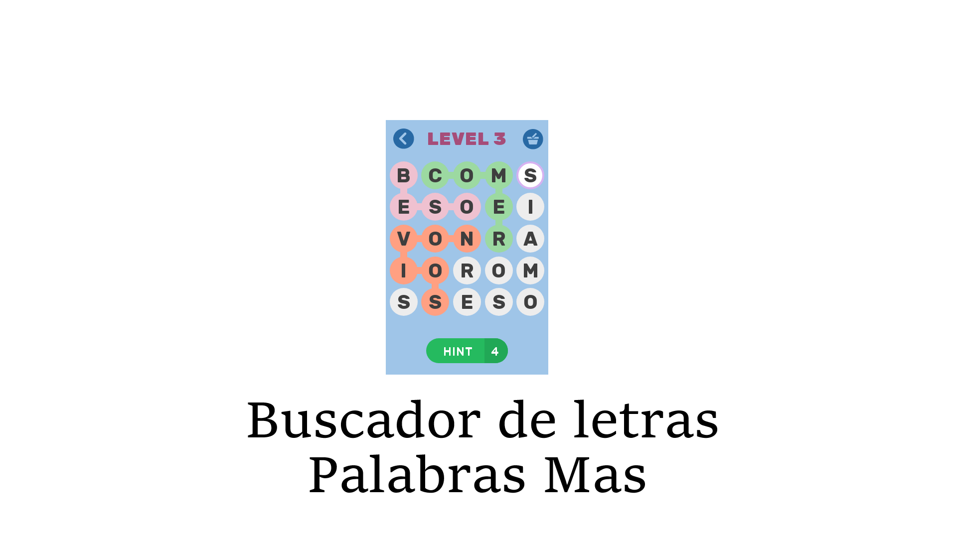 Palabras Mas - Buscador De Palabras Juego - App on the Amazon Appstore
