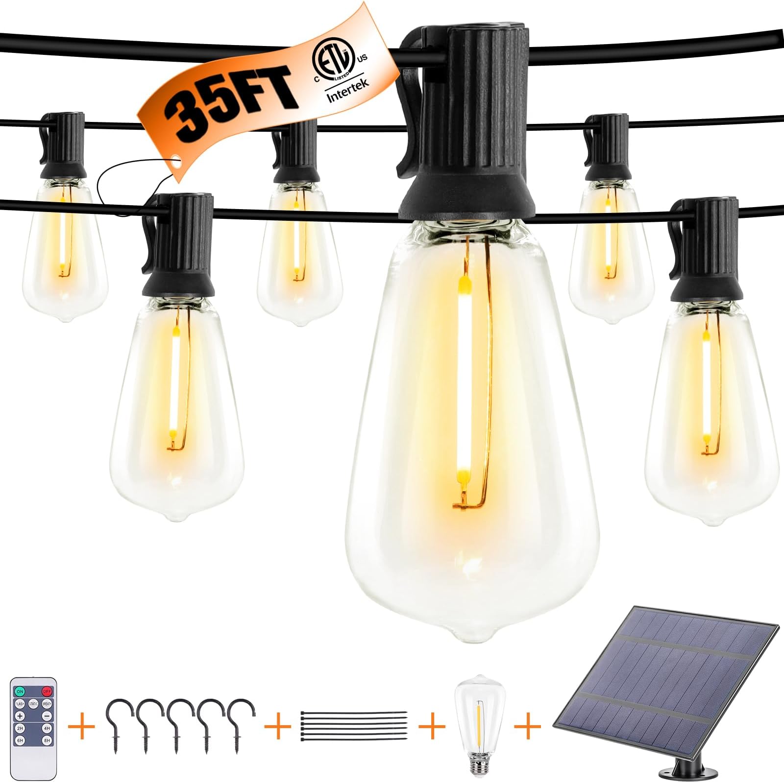 Amazon.com: Sunforce 35' Solar LED String Lights with Remote Control