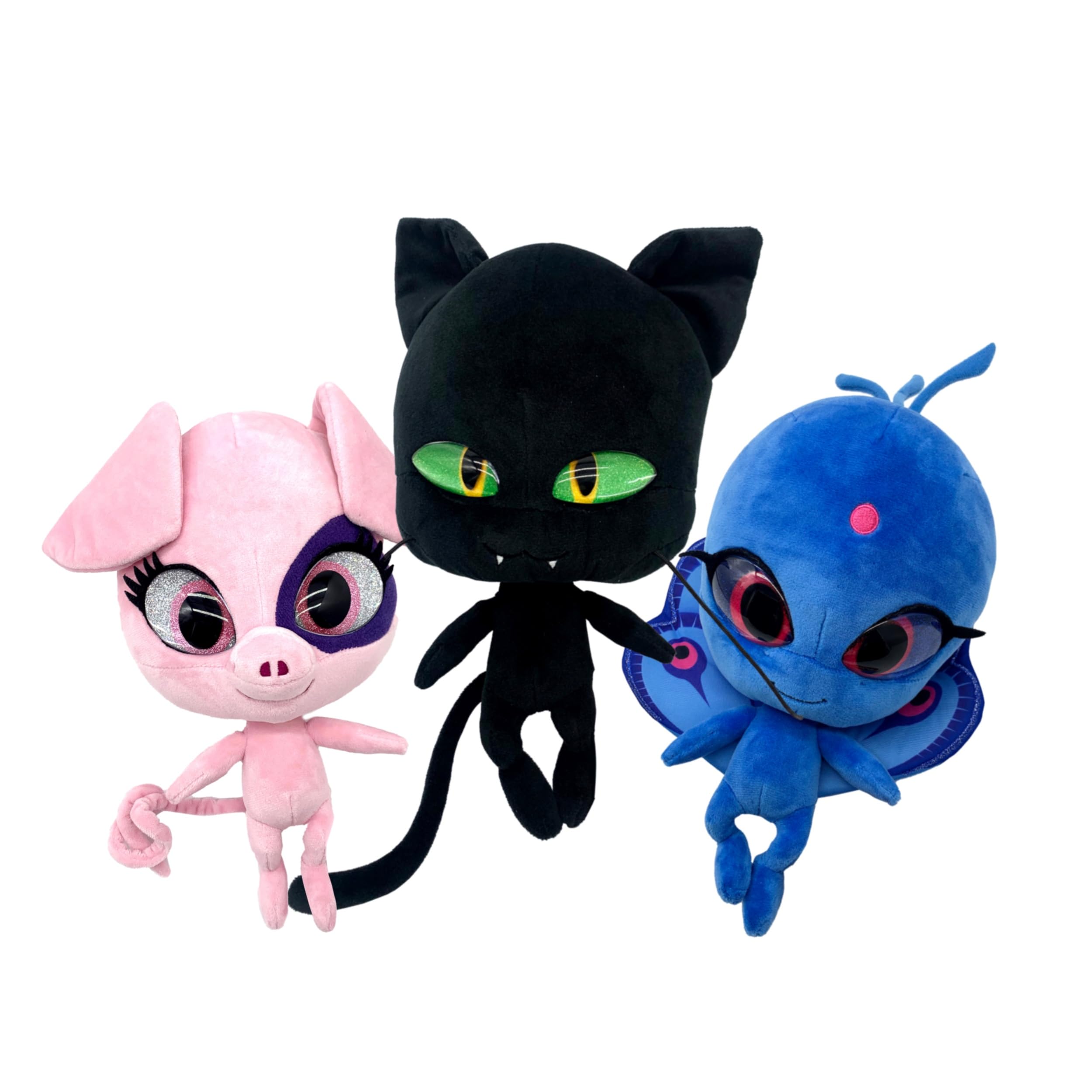 Miraculous Ladybug 3 Pack Kwami Mon Ami Plagg Duusu And Daizzi ...