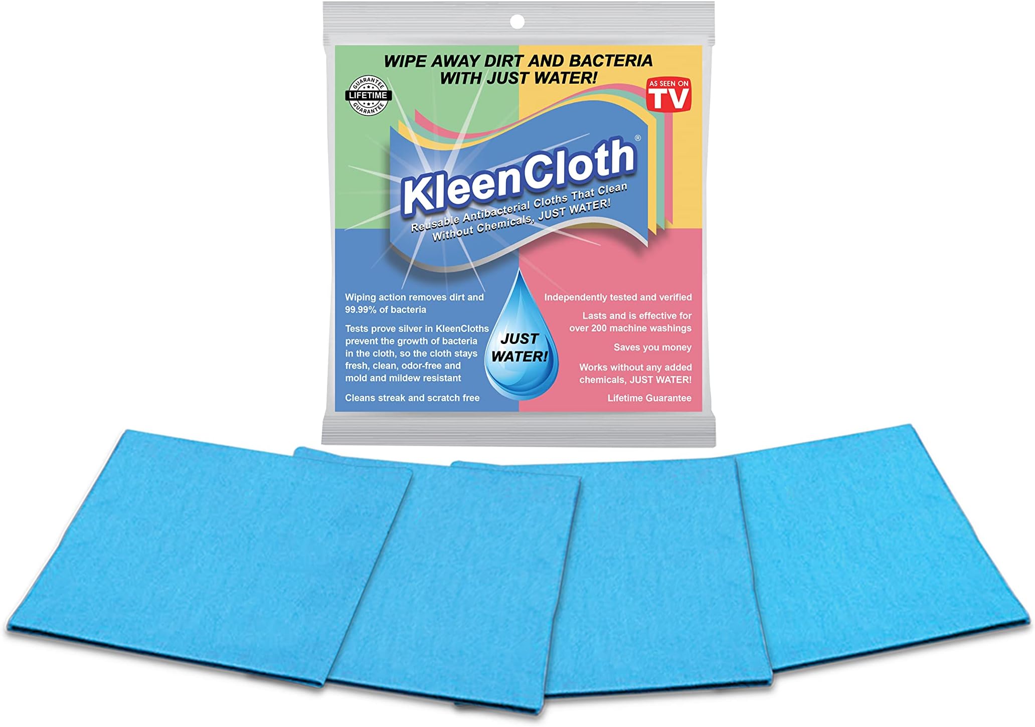 Amazon.com: Silver-Infused Microfiber Cloths with SilverClear DG-300 ...