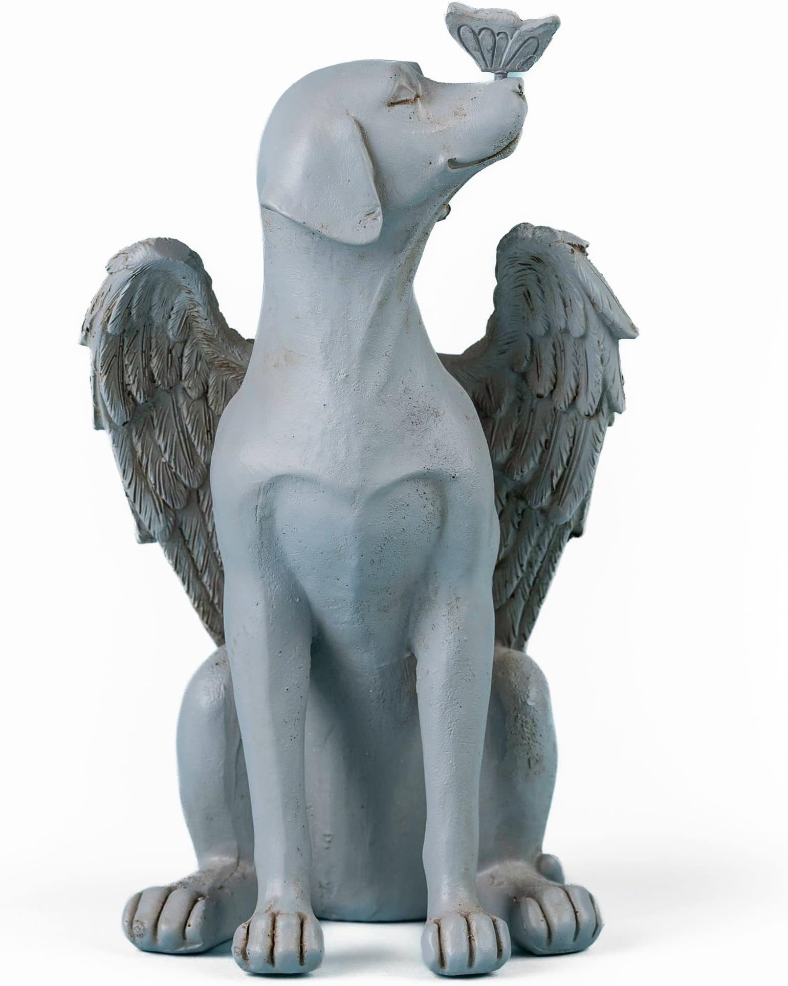 Amazon.com: iHeartDogs Dog Memorial Devoted Dog Angel Figurine - Dog ...