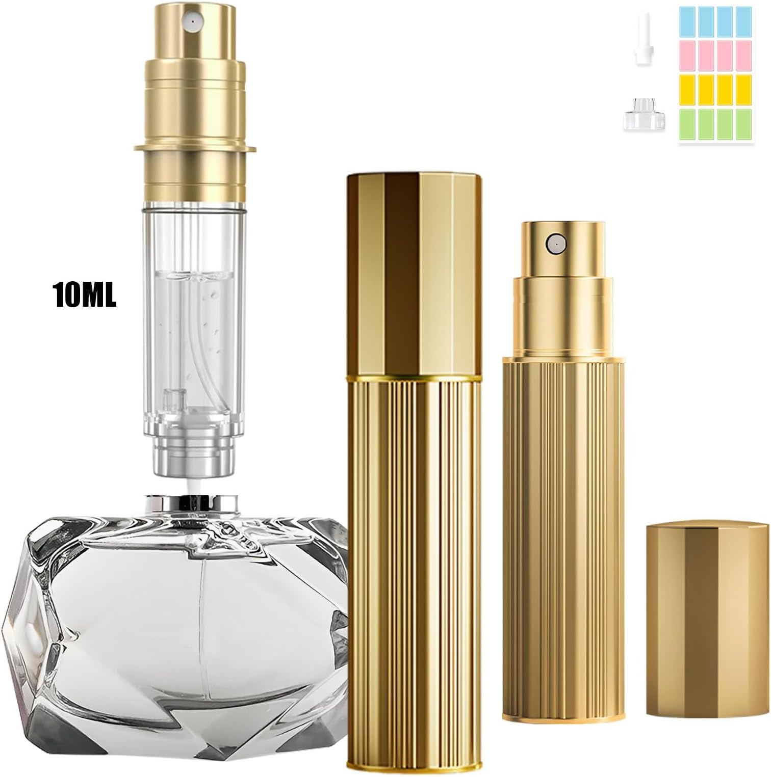 Amazon.com: Refillable Perfume Bottle Atomizer for Travel,2Pcs 5ML ...