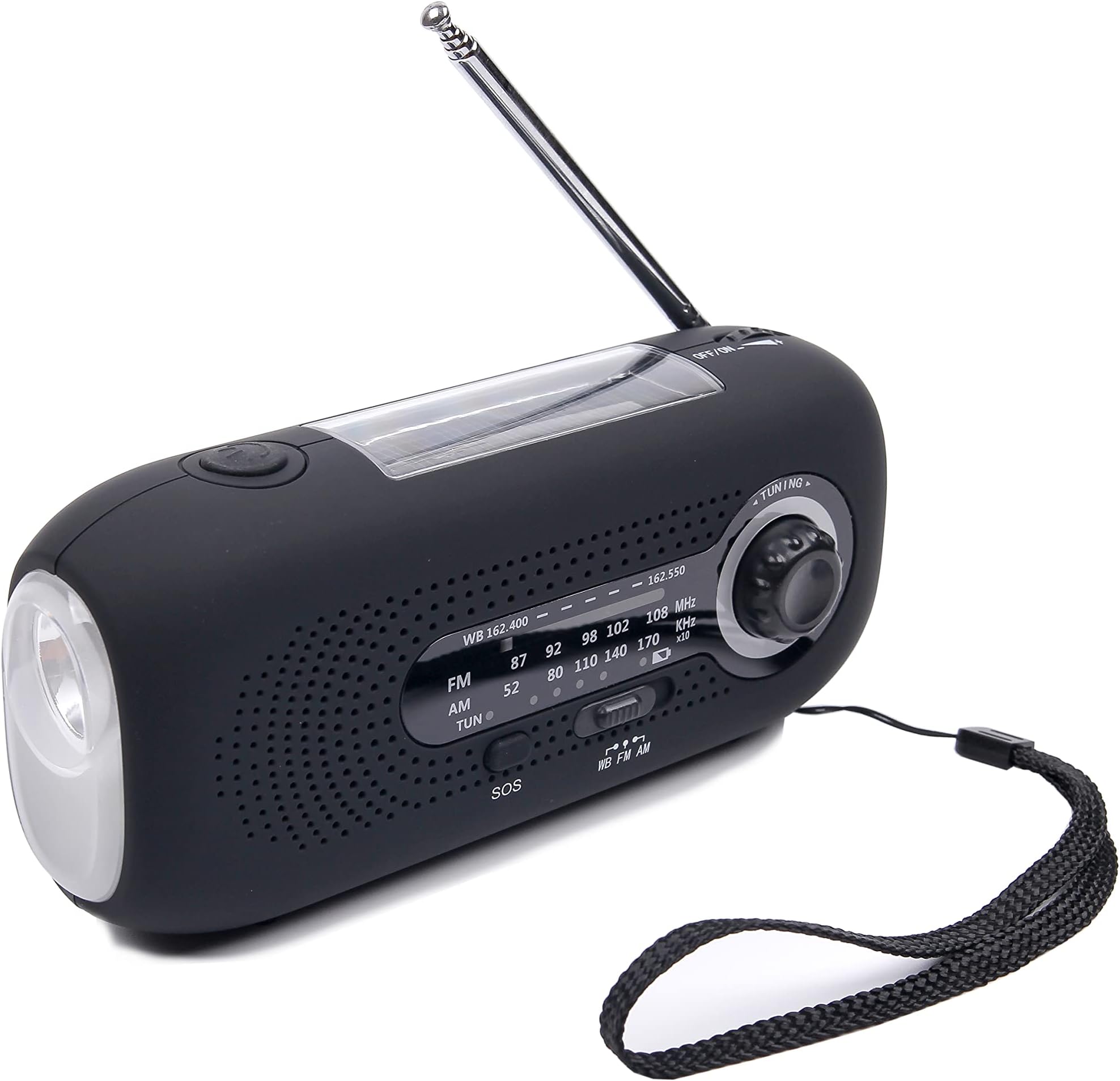 Amazon.com: Eton NFR160WXB Microlink Self-Powered AM/FM/NOAA Weather ...