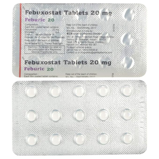 Feburic 20 - Strip of 15 Tablets : Amazon.in: Health & Personal Care