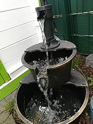 Holz Design Springbrunnen DSB1 für Balkon Terrasse Garten ...