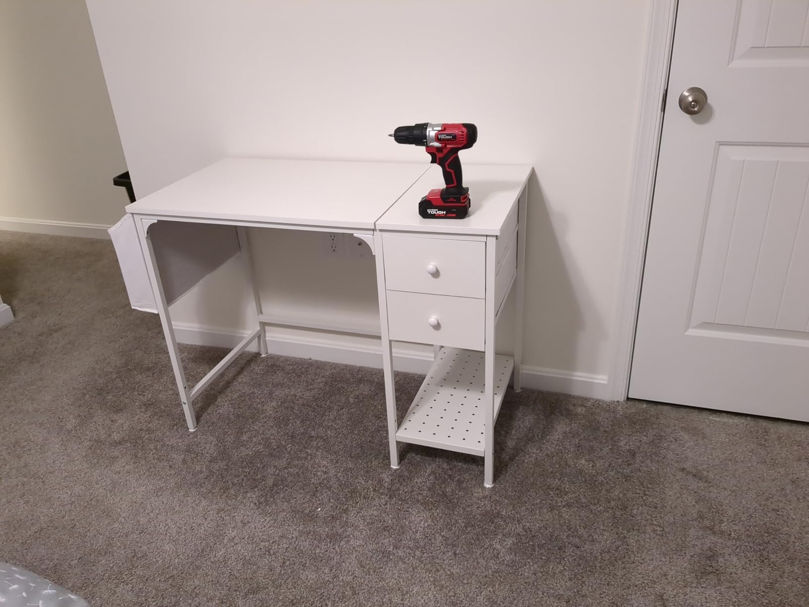 $14/mo - Finance Lufeiya Small Desk with Drawers - 40 Inch Work ...
