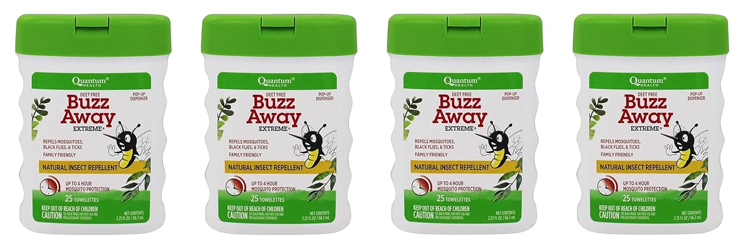 Amazon.com: Quantum Buzz Away Extreme Natural Insect Repellent ...
