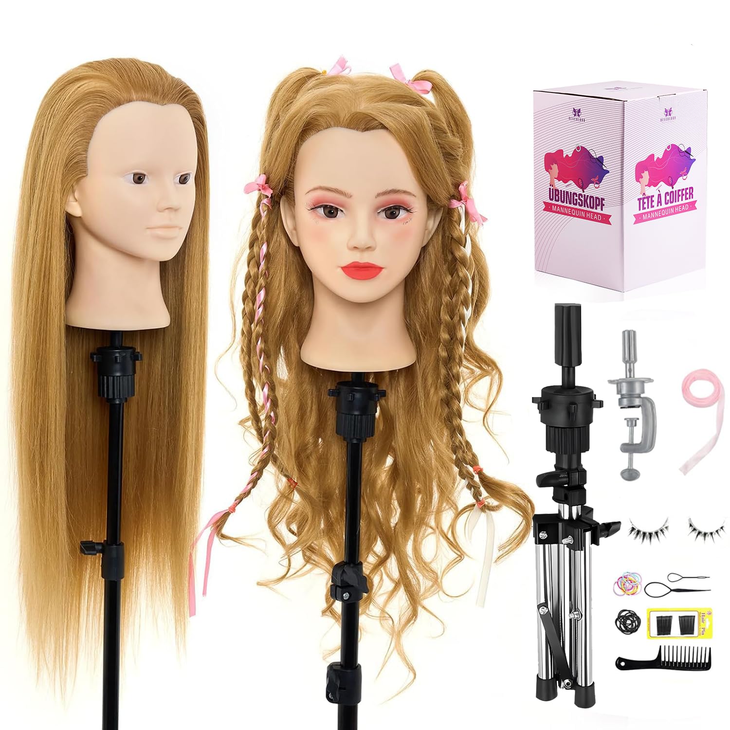 Amazon.com: Neverland Beauty Mannequin Head with Hair and Mannequin ...