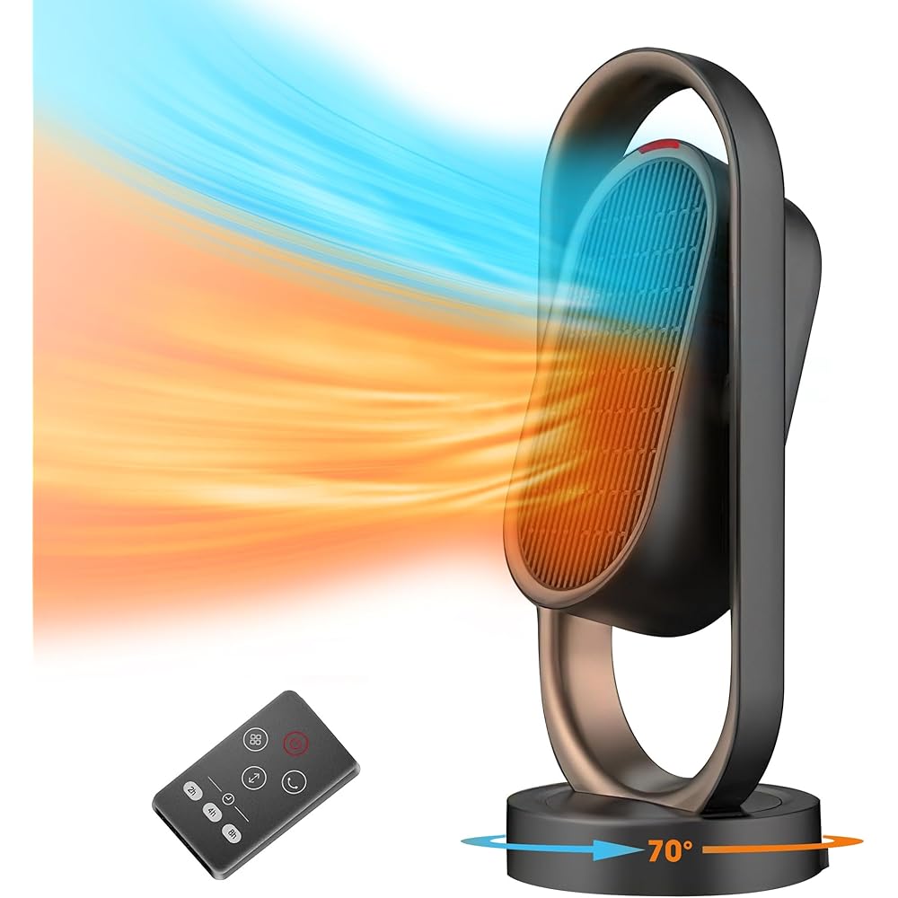 $11/mo - Finance Fit Choice 1500W Oscillating Space Heater for Indoor ...