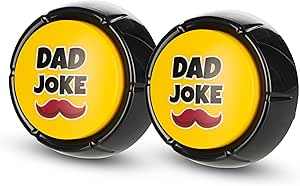 Amazon.com: 2X Original Dad Joke Button | Funny Gift for Dads and ...