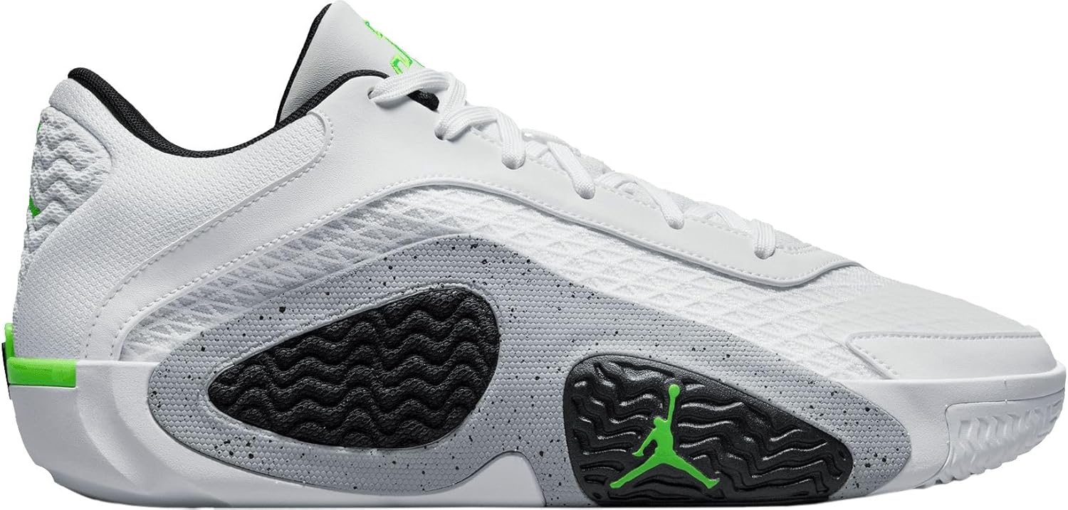 Amazon.com | Jordan Tatum 2 FJ6457-100 Neon White/Electric Green-Black ...