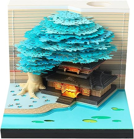 Amazon.com : Time Piece Calendar, 2026 Desk Calendar with LED Light, 3D ...