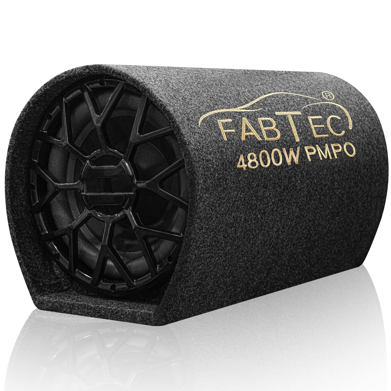 FABTEC 10 Inch Grey Bass Tube for Car, Premium Subwoofer with Inbuilt ...