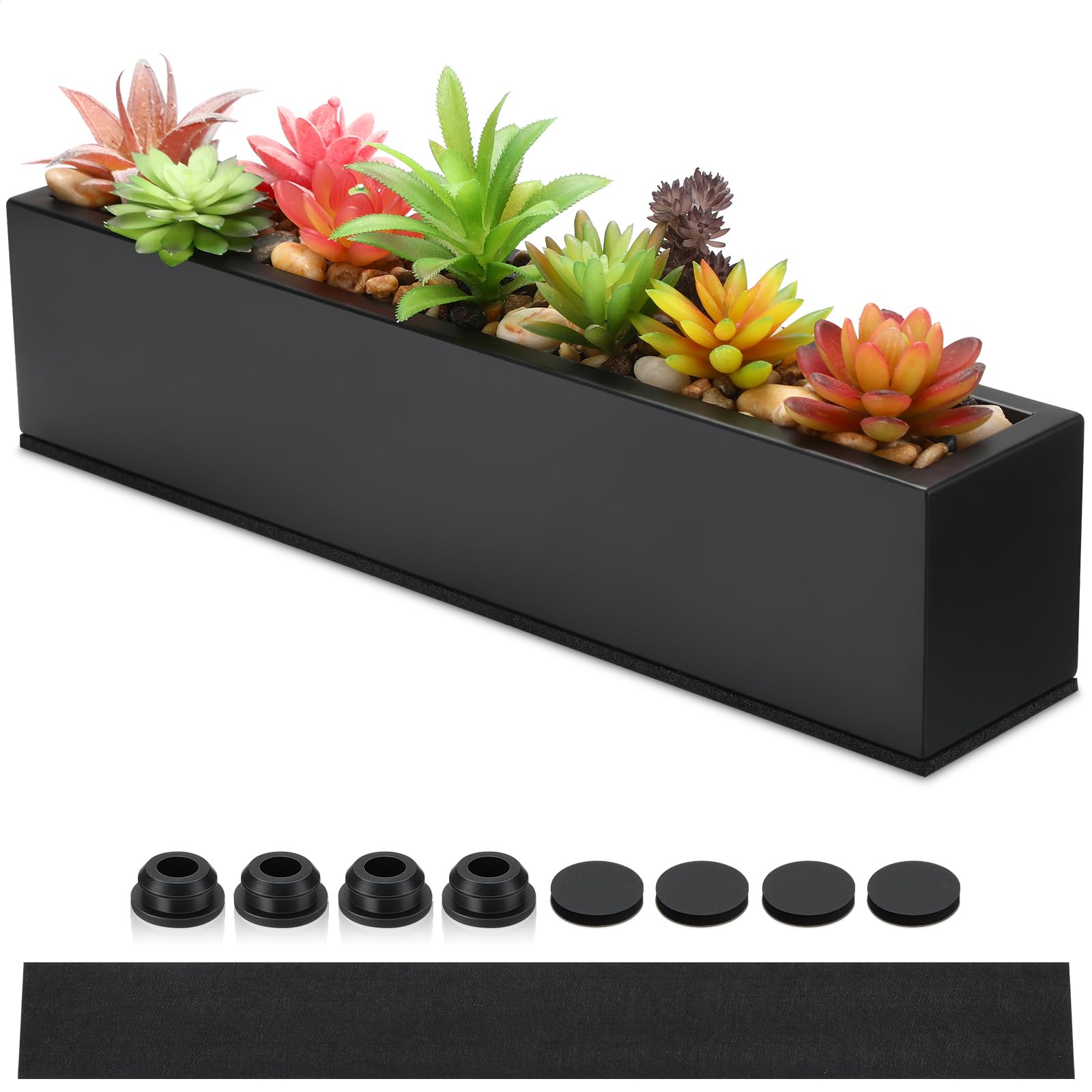 Amazon.com : FillTouch Long Rectangular Planter Box Window Sill Planter ...