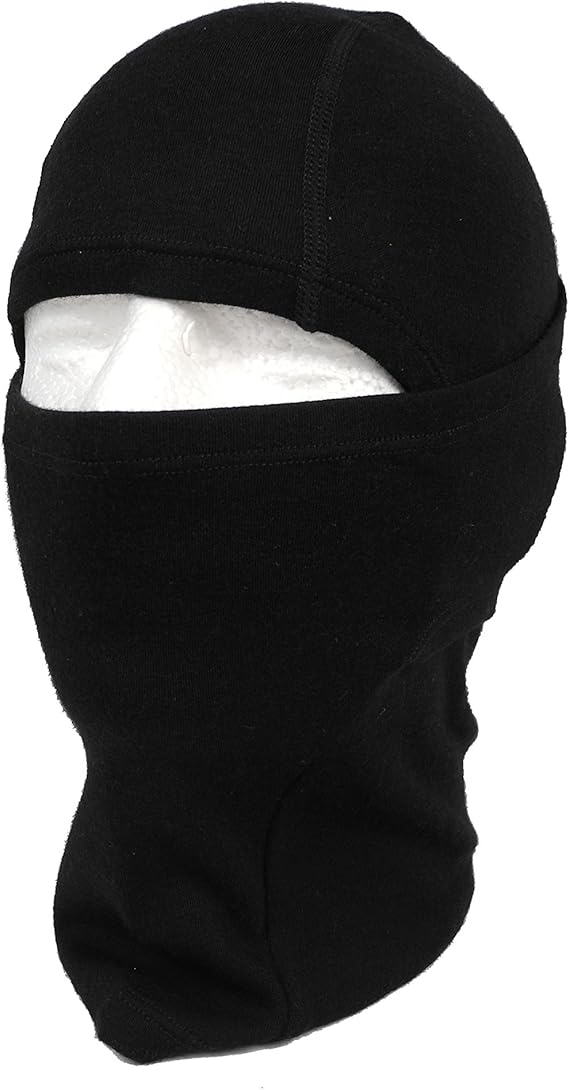 Merino Wool Balaclava Thermal Face Mask - Merino Ski Mask with 300gsm ...