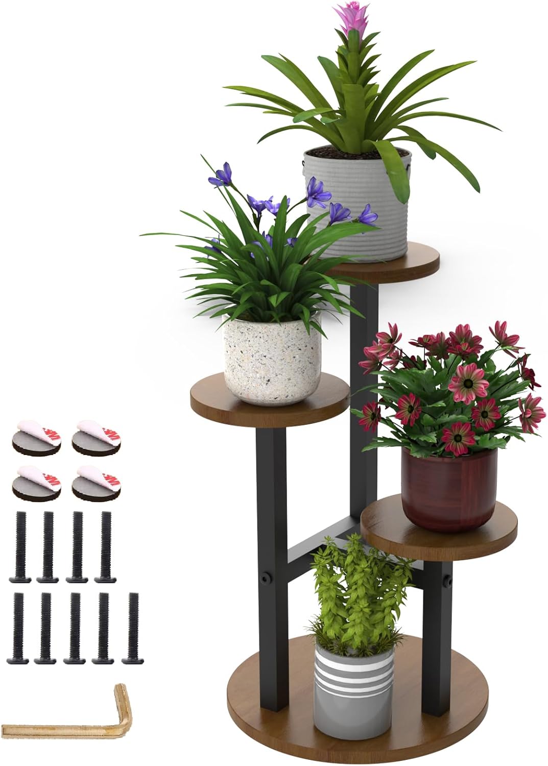 Amazon.com: Aufuga Plant Stand Shelf Rack Holder ,Flower Corner Ladder ...