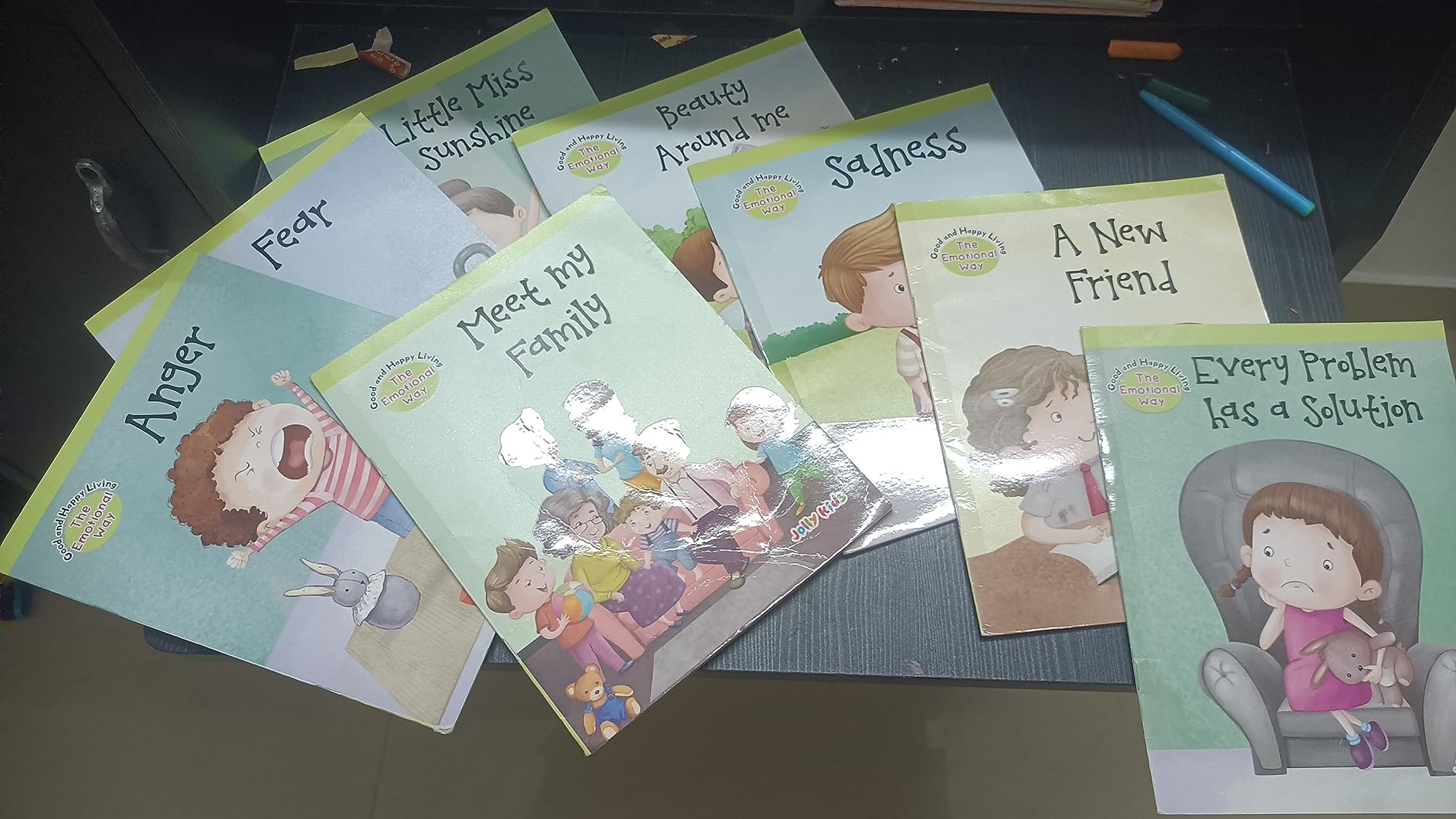 Jolly Kids Good & Happy Living The Emotional Way Story Books (Set of 8 ...