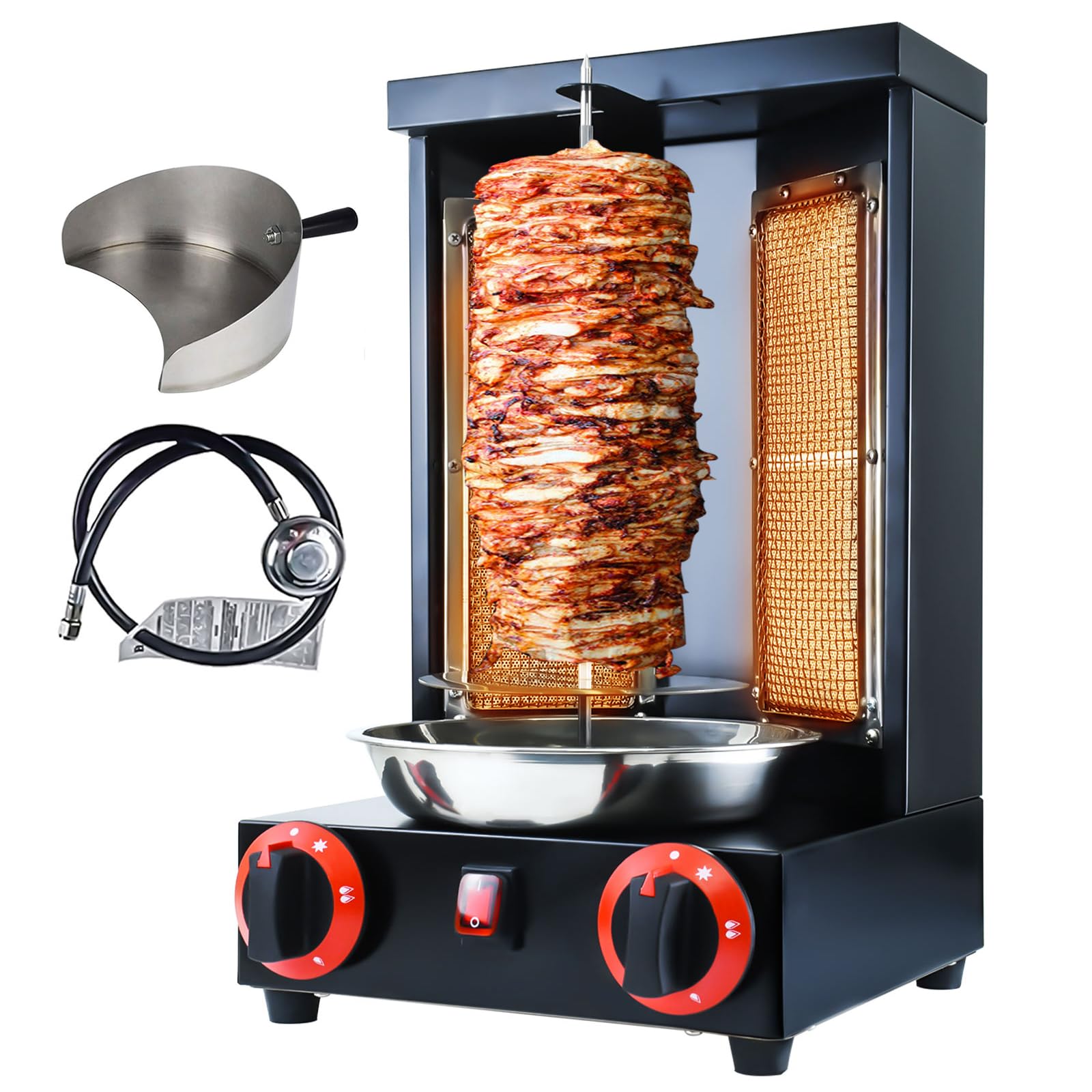 Amazon.com: Li Zhen Shwarma Grill Machine Gas Vertical Doner Kebab ...