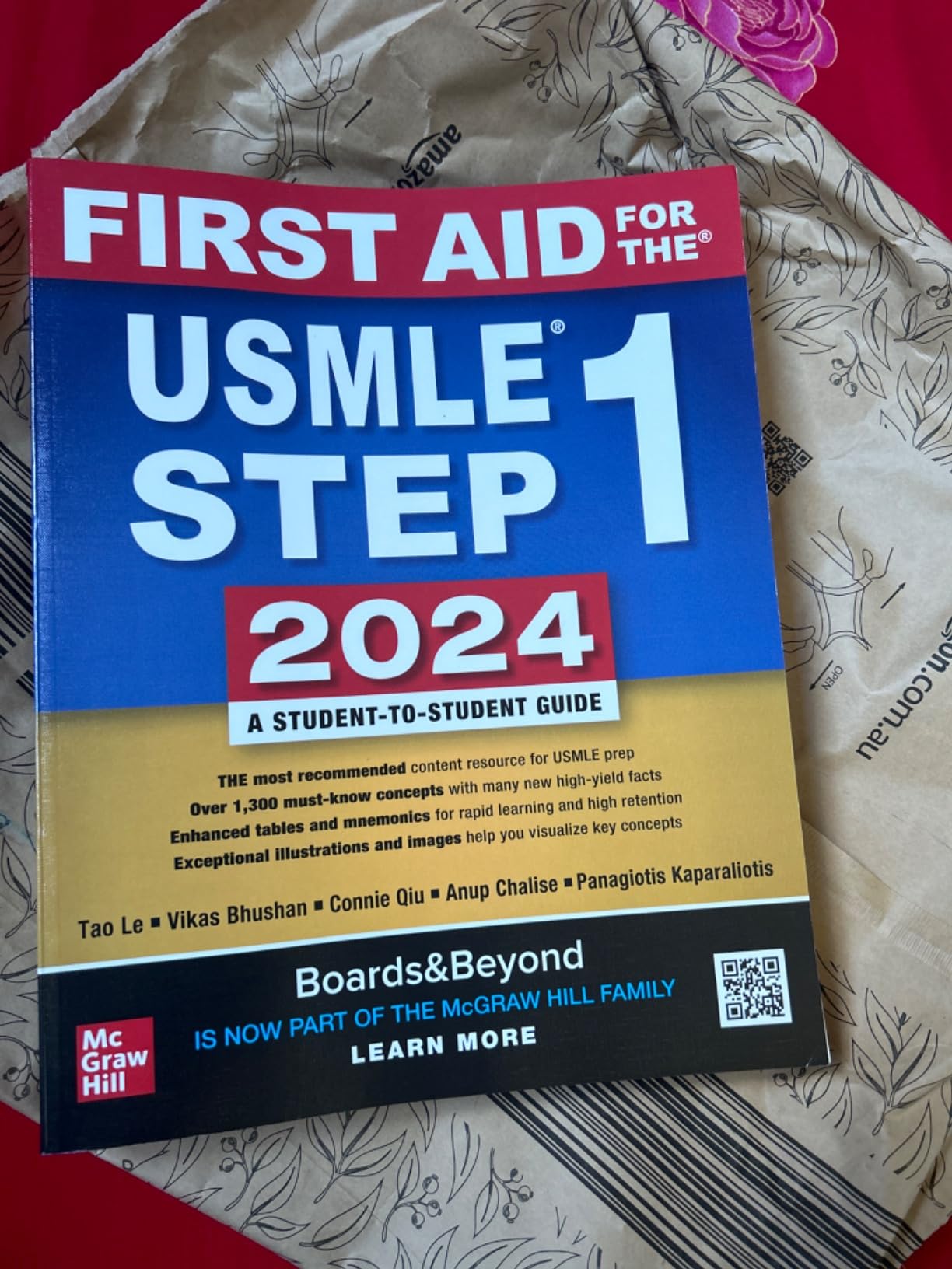 First Aid for the USMLE Step 1 2024 : Le, Tao, Bhushan, Vikas, Qiu ...