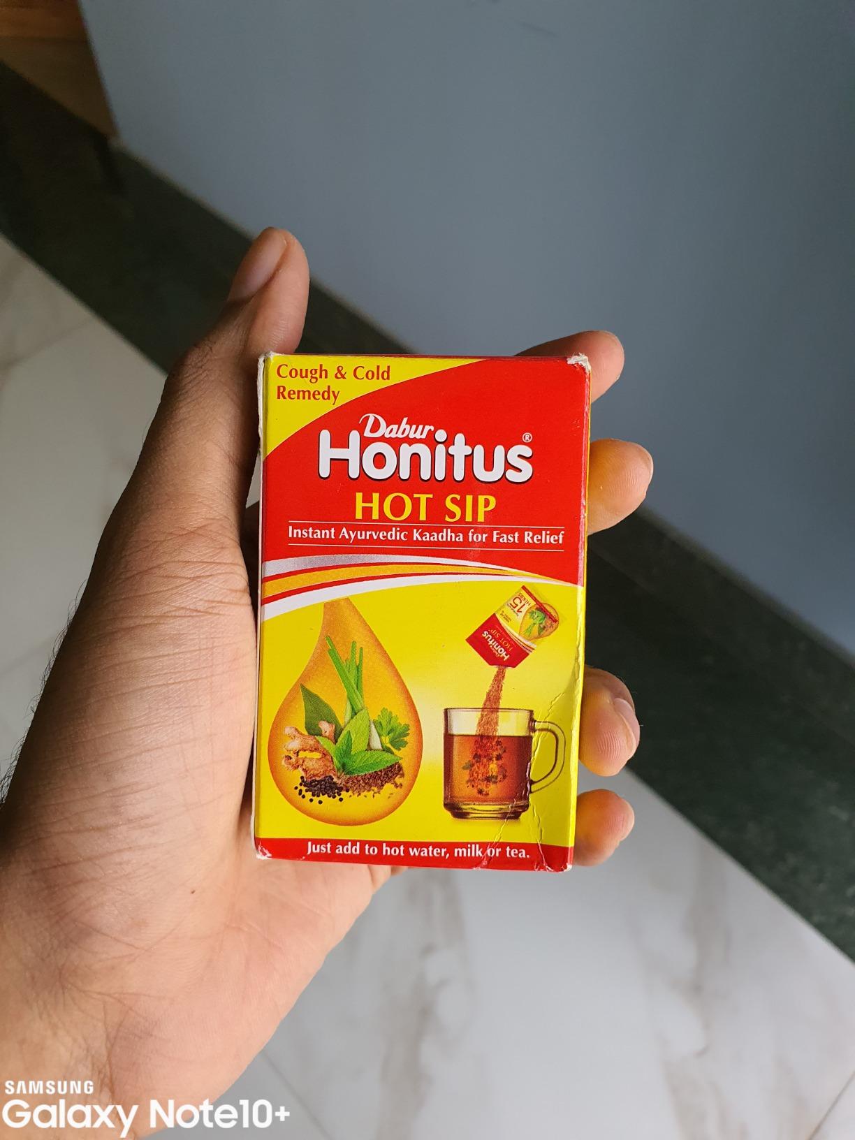 Buy Dabur Honitus Hot Sip - Pack of 7 Sachets (4g x 7)| 100% Ayurvedic ...