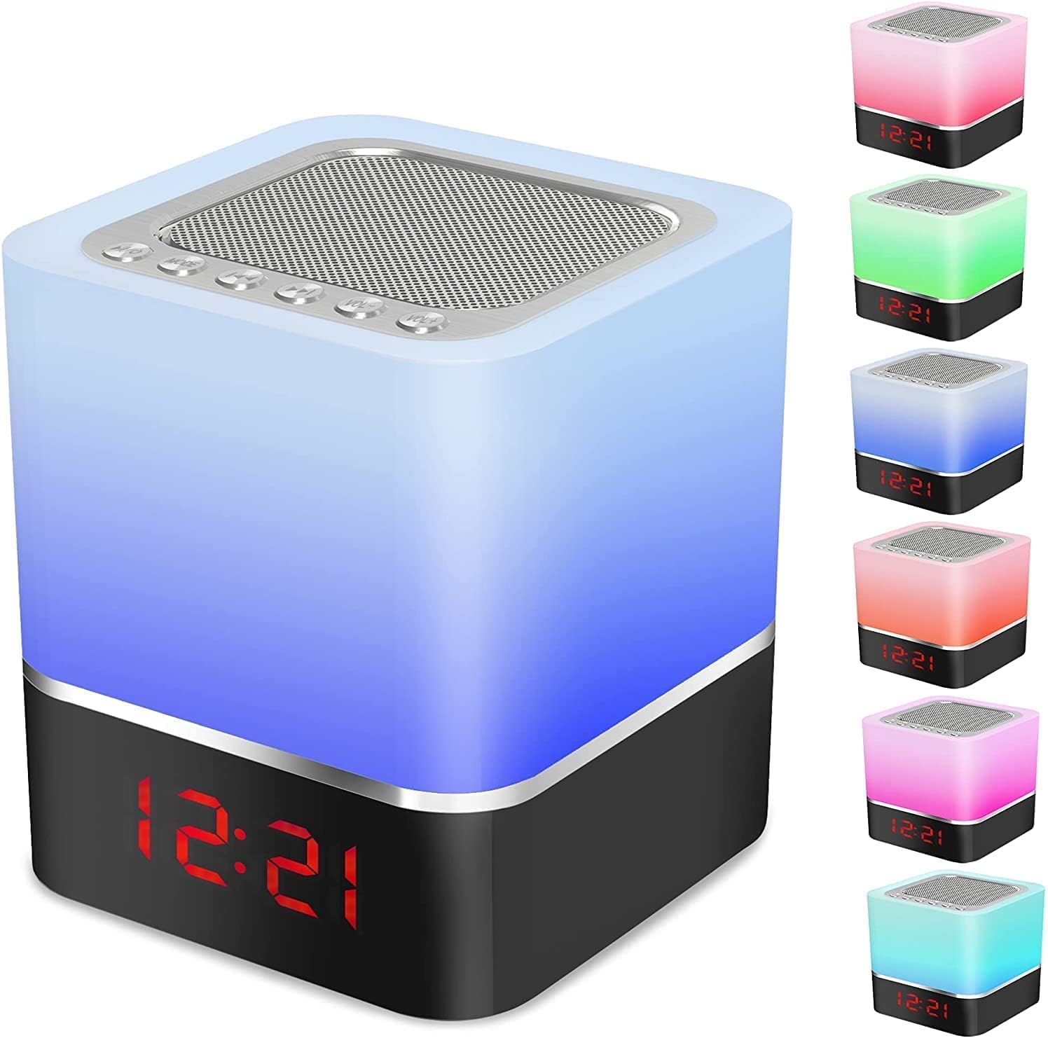 Amazon.com: Hetyre Night Light Bluetooth Speaker, 5 in 1 Touch Control ...