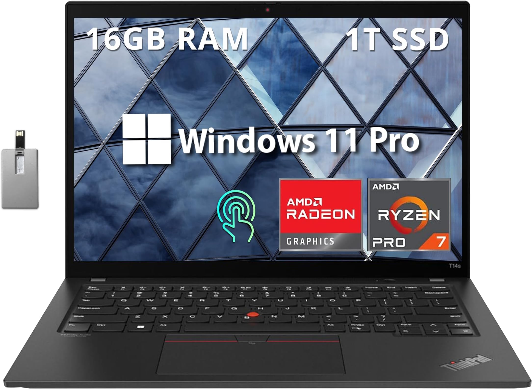 Amazon.com: LENOVO ThinkPad T14s Gen 3 Laptop, 14'' WUXGA IPS ...