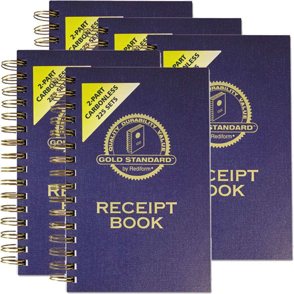 Amazon.com : Rediform Money Receipt Book, Gold Standard, Two-Part ...