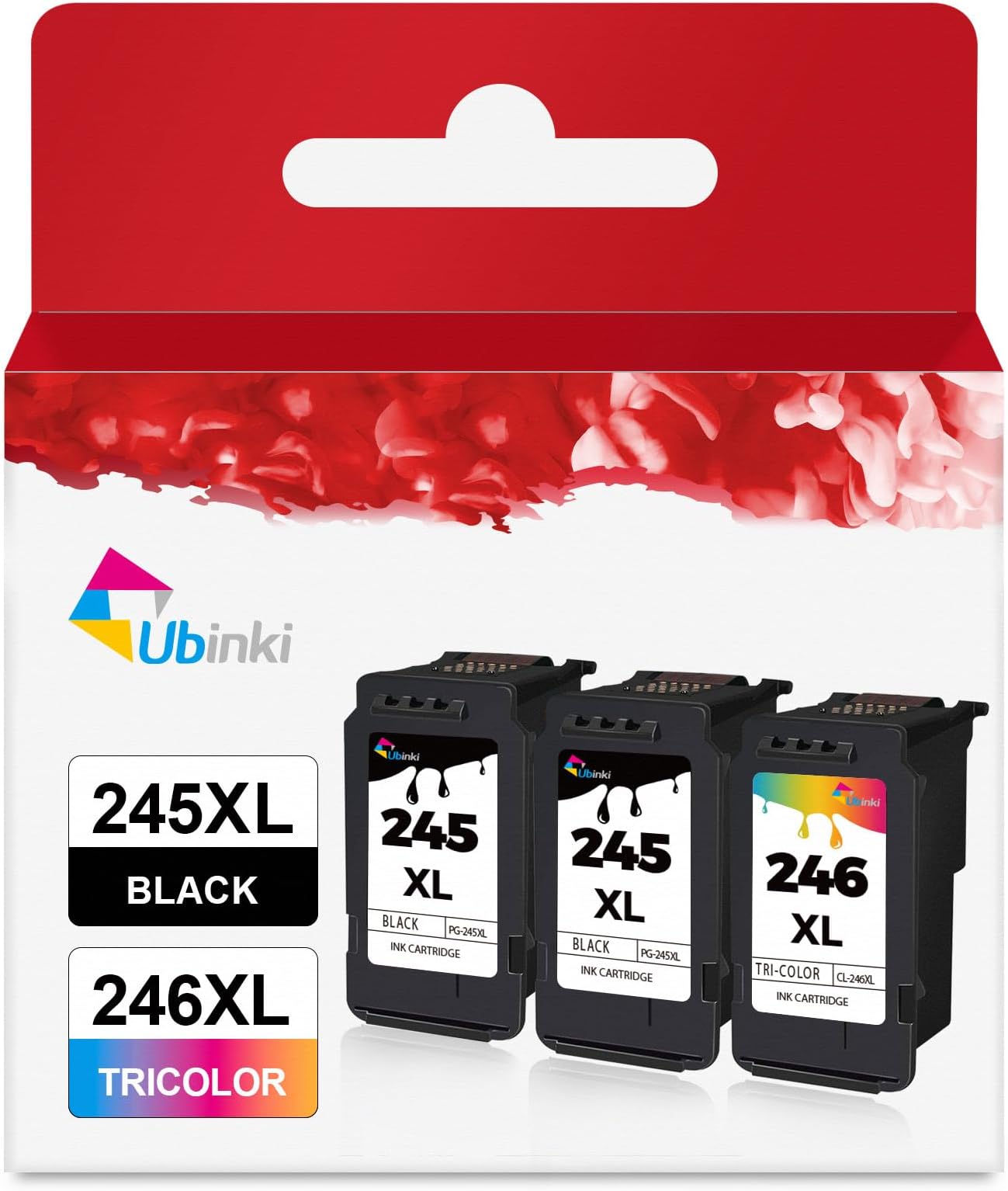 Amazon.com: Canon PG-245 XL High Capacity Black Ink Cartridge (8278B001) CL-246 Color Ink ...
