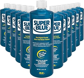 Robarb 20154A-04 Super Blue Swimming Pool Clarifier, 1-Quart, 12-Pack ...