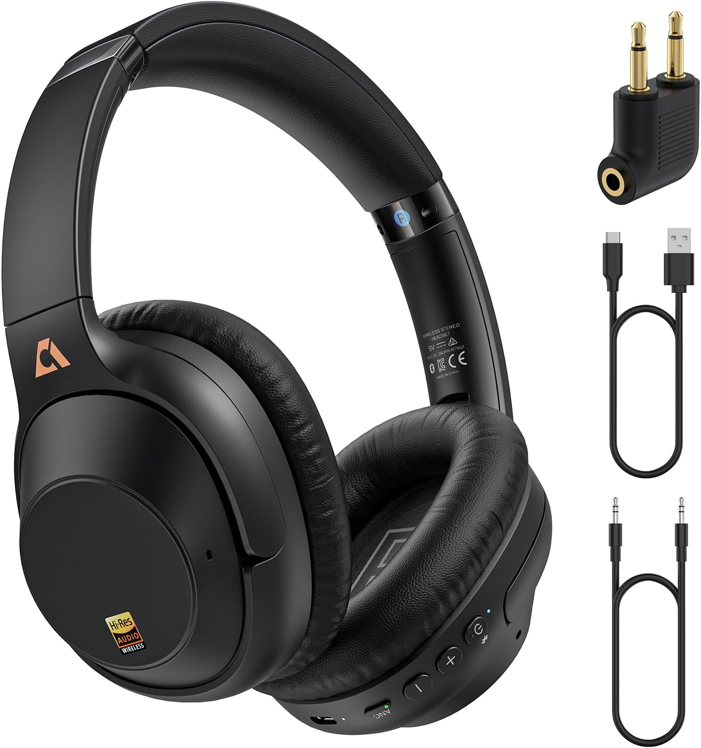 Amazon.com: 1MORE SonoFlow-Pro Noise Cancelling Headphones - HQ51 Over Ear Bluetooth Headphones ...