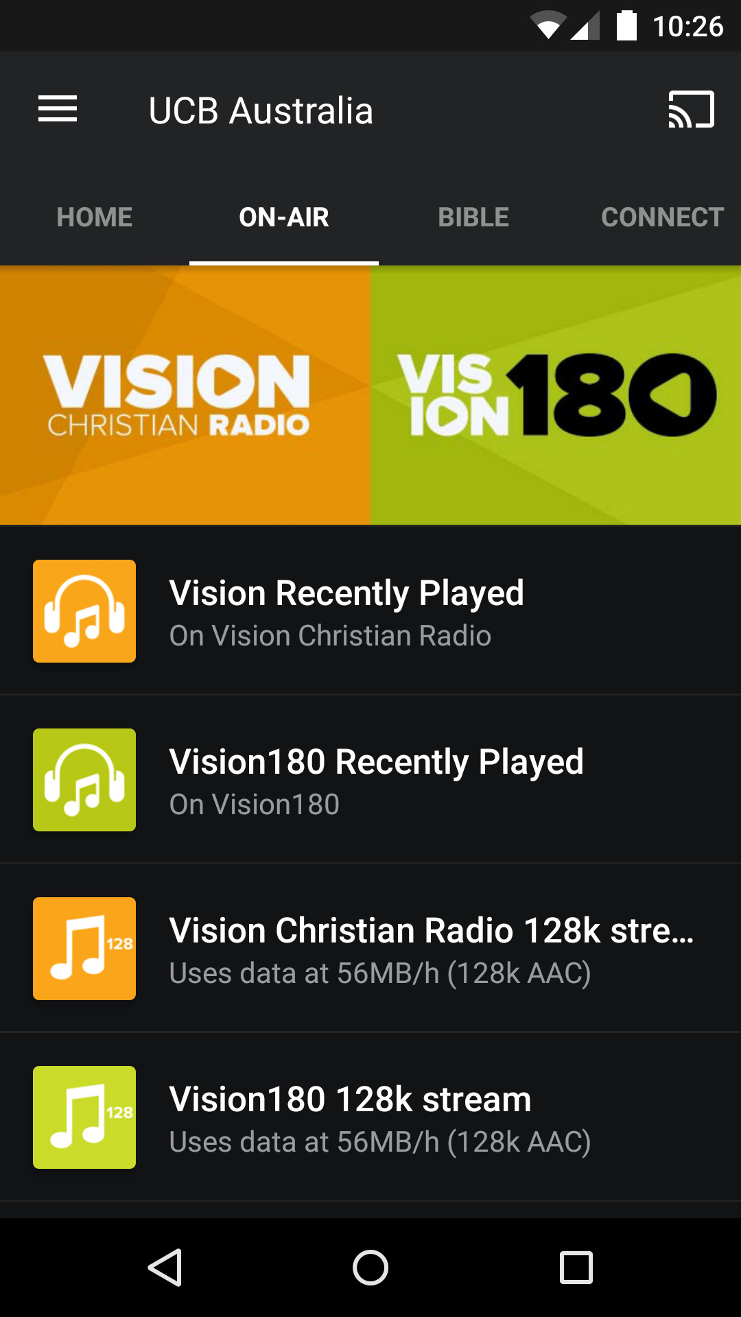 Vision Christian Media - App on Amazon Appstore