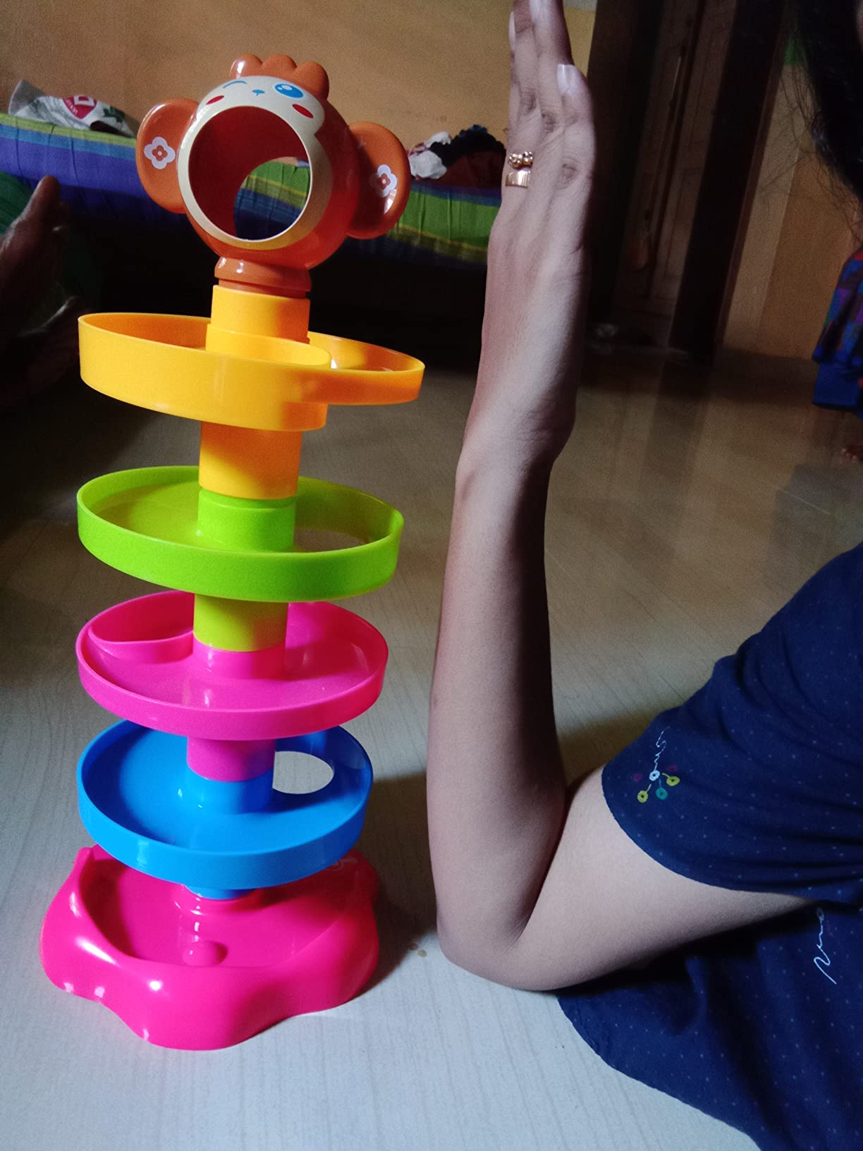 Buy Magicwand® ABS Plastic Ball Drop Rolling & Swirling Tower Ramp for ...