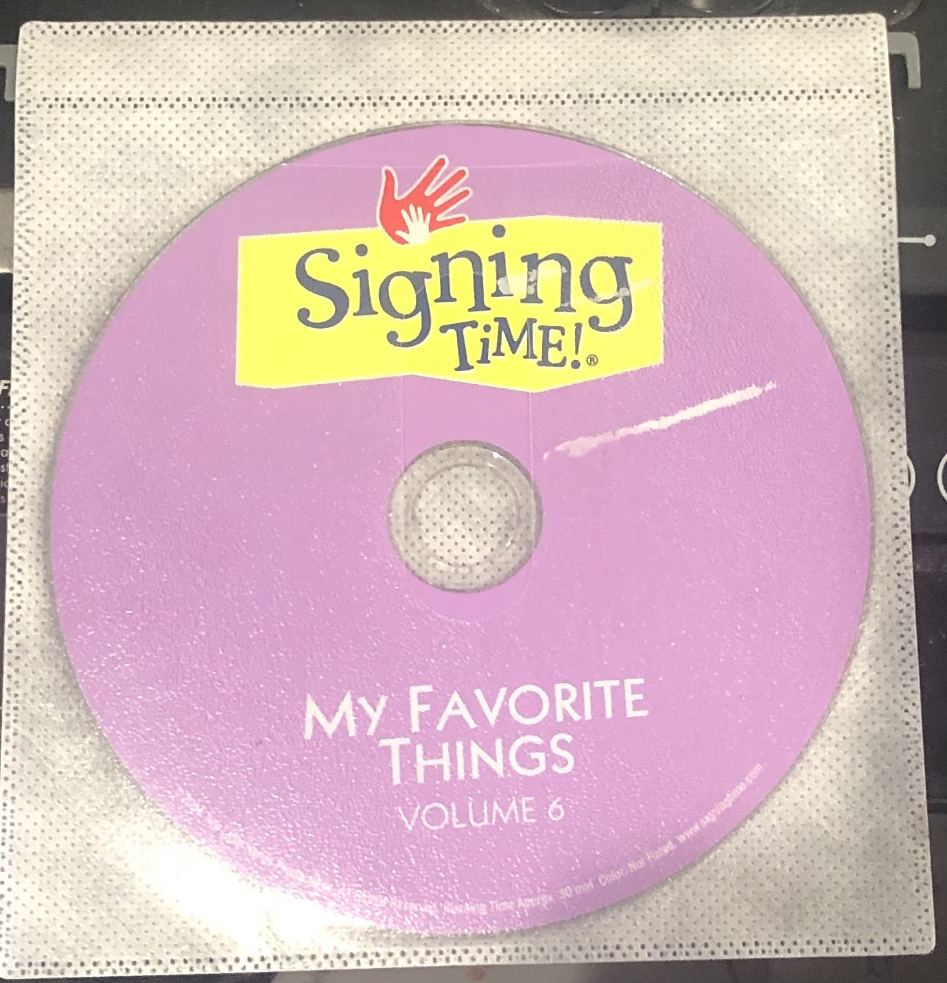 Amazon.com: Signing Time Book Vol. 6 My Favorite Things: 9781933543512 ...