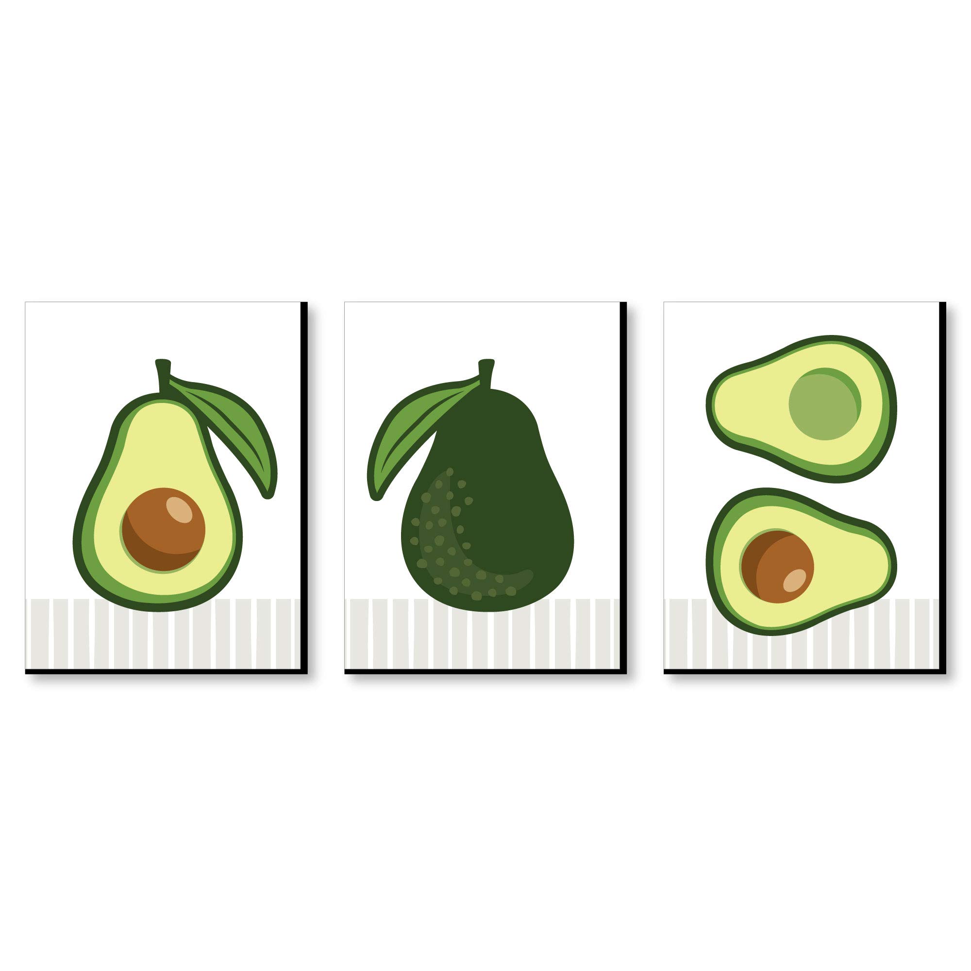 Amazon.com: Big Dot of Happiness Hello Avocado - Kitchen Wall Art and ...