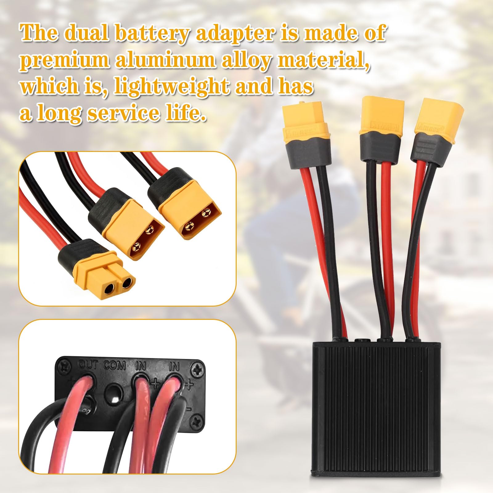 Snapklik.com : Dual Battery Discharge Converter 20V-72V DC Dual Battery ...