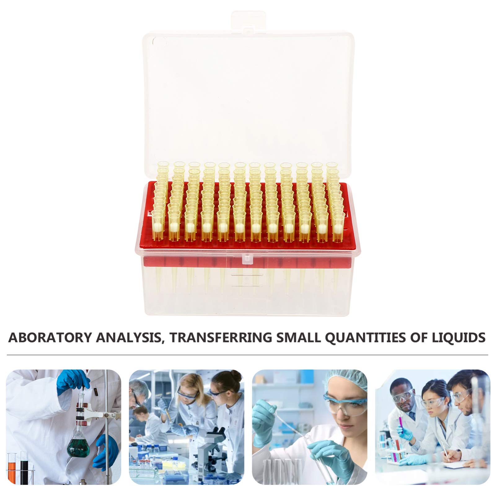 Buy VILLCASE 96PCS Liquid Pipette Tips, Universal Pipette Tips ...