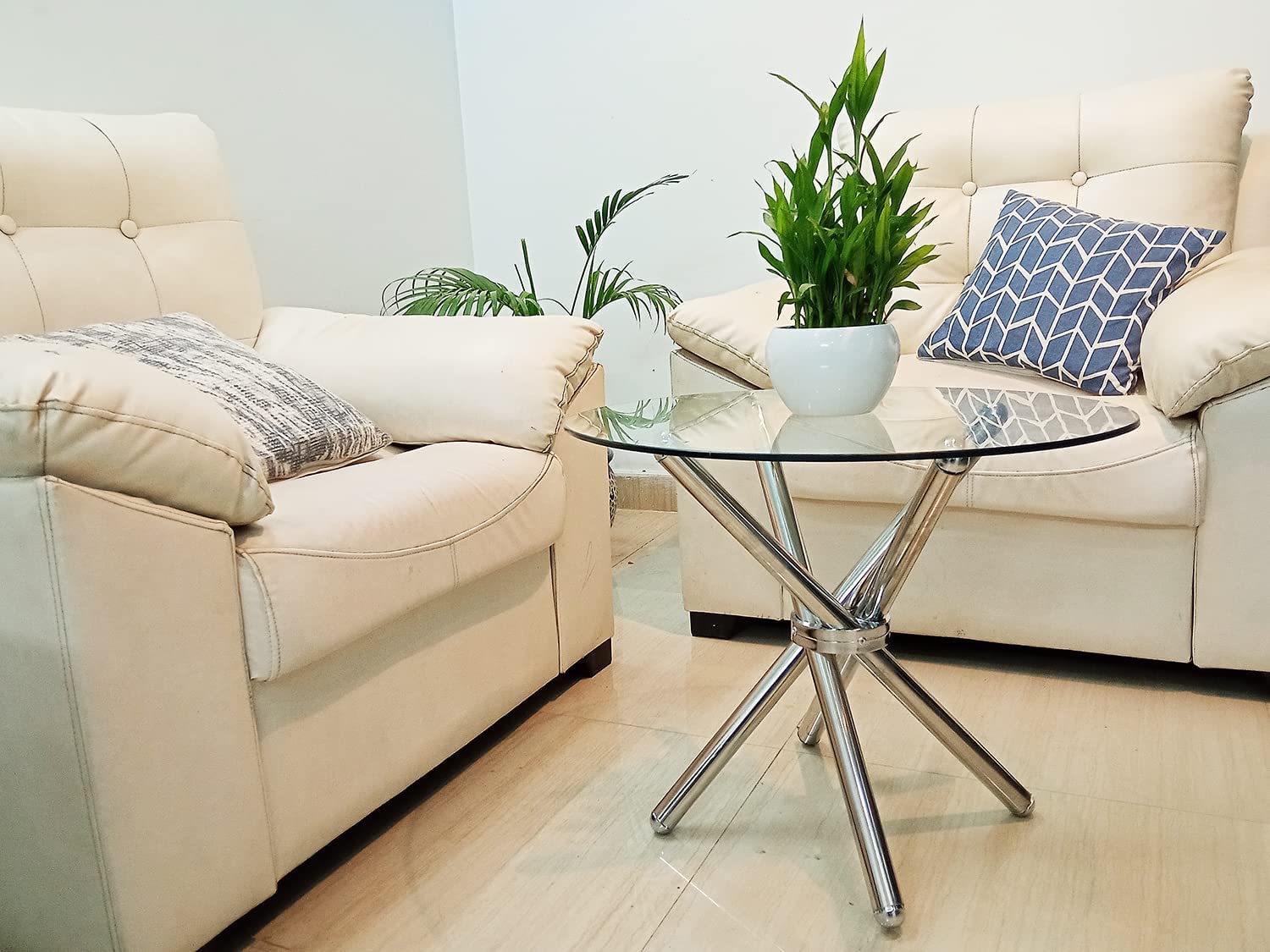 Buy Hydra Round Coffee Table Centre Table Sofa Living Room Side Corner ...