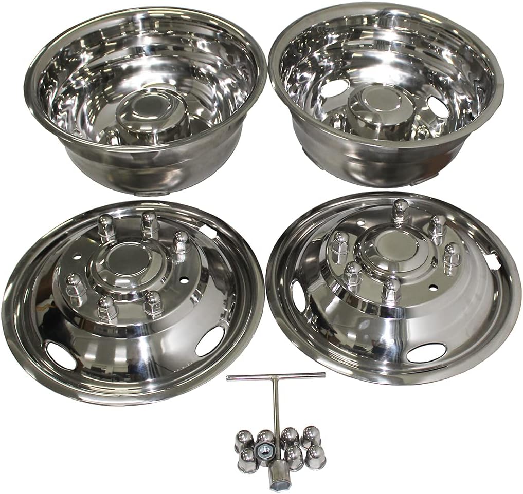 Amazon.com: A+ 17 Inch Stainless Steel Dually Wheel Simulator Set for ...