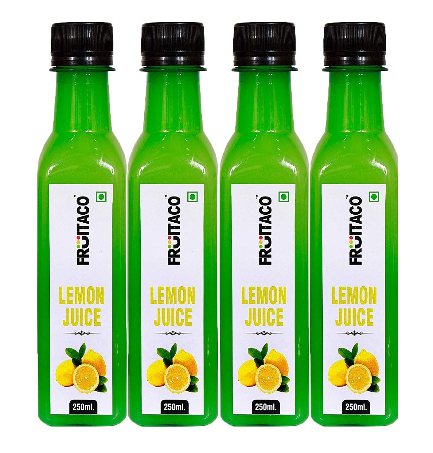 Fruitaco Yellow Lemon Juice Concentrate - Pack of 4 (1000ml ...