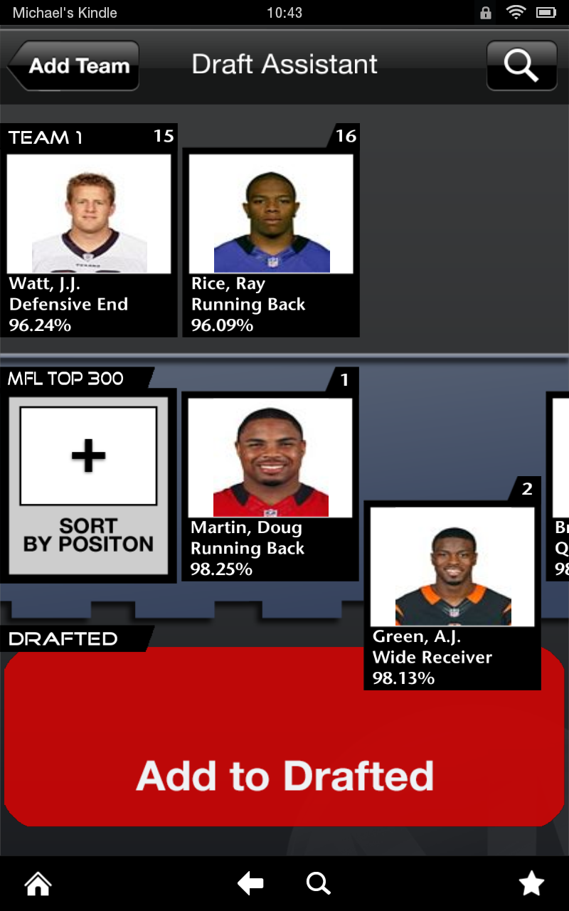 Fantasy Football Draft Assistant - App on Amazon Appstore