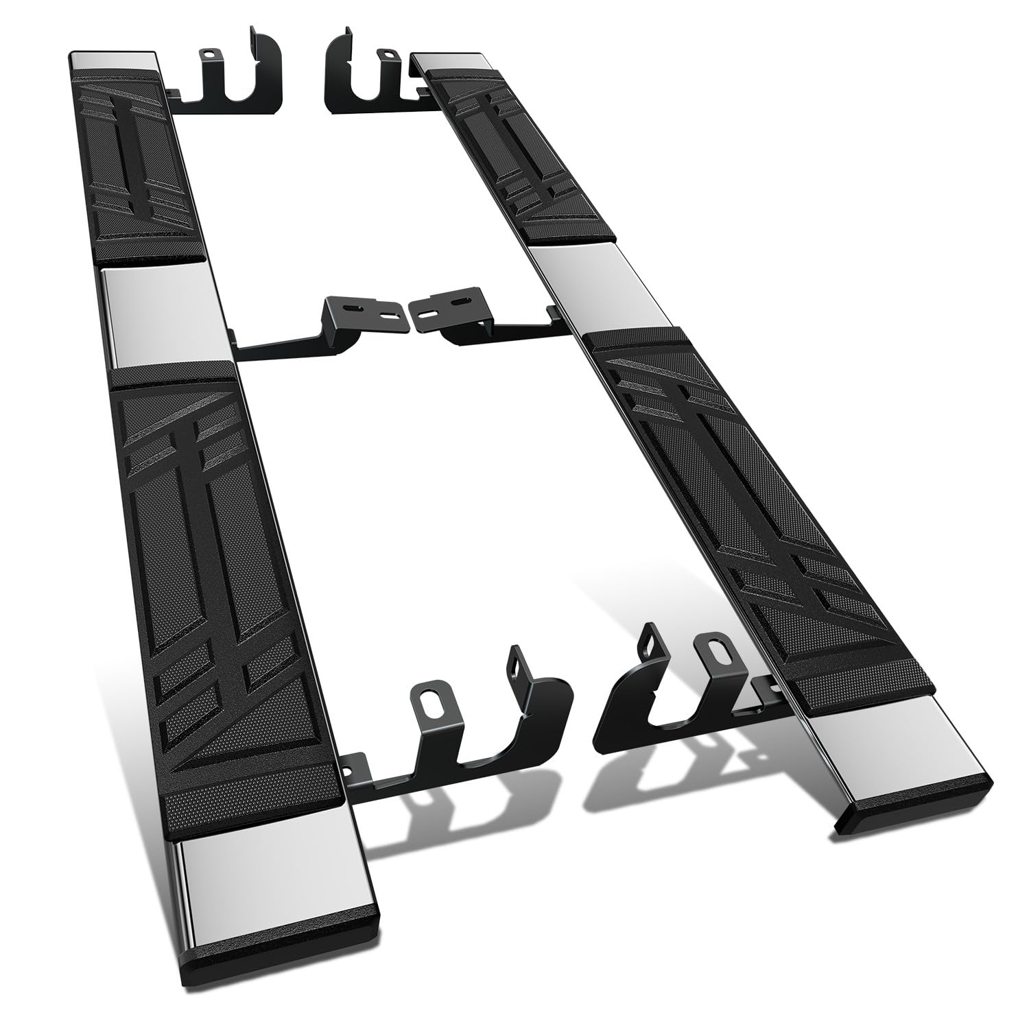 Amazon.com: DNA MOTORING 6.5 Inches Flat Board Side Steps Running ...