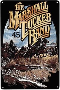Amazon.com: EDFRIDE Metal Tin Sign The Marshall Rock Tucker Band Wall ...