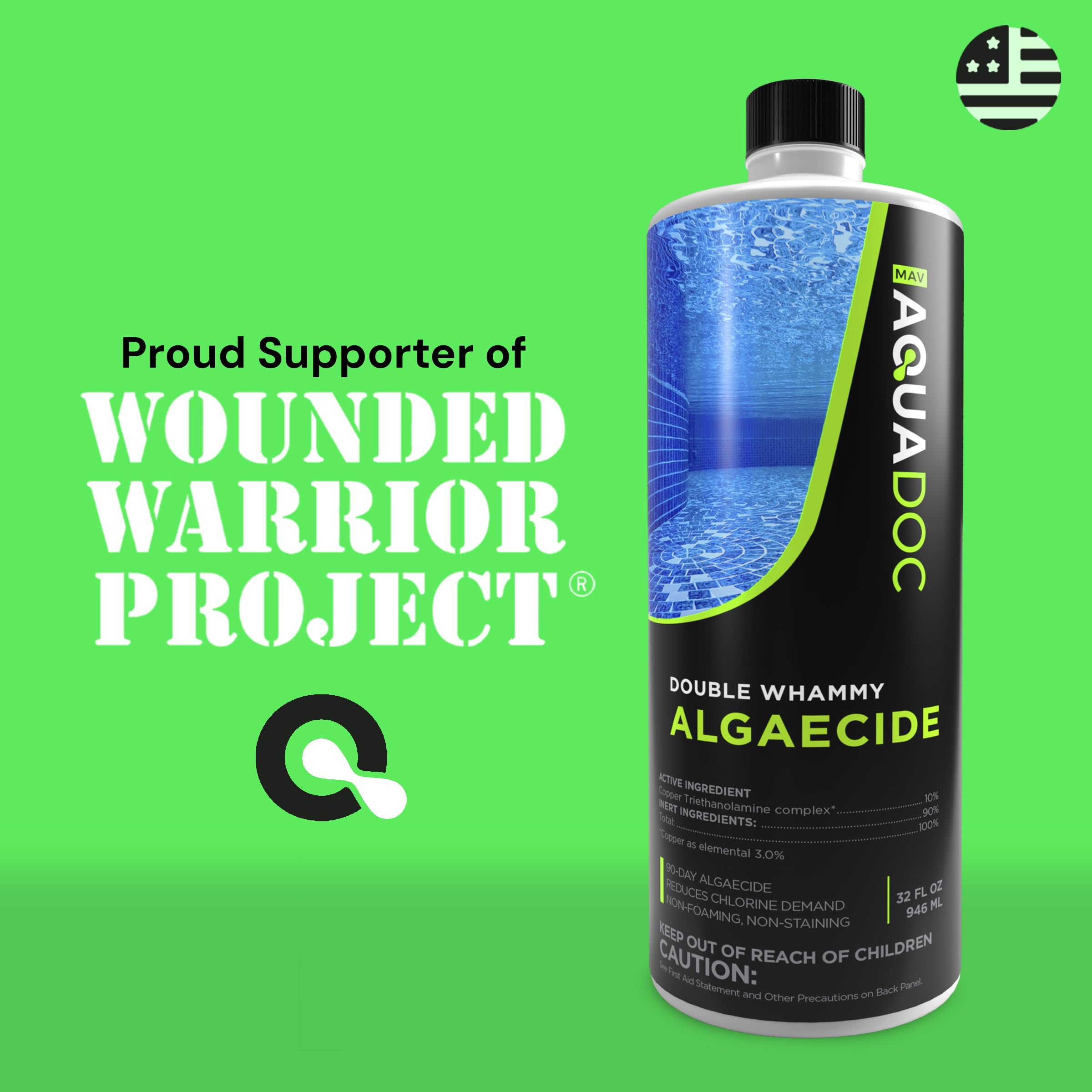 Copper Pool Algaecide for Swimming Pool - 90 Day Algaecide for Inground ...