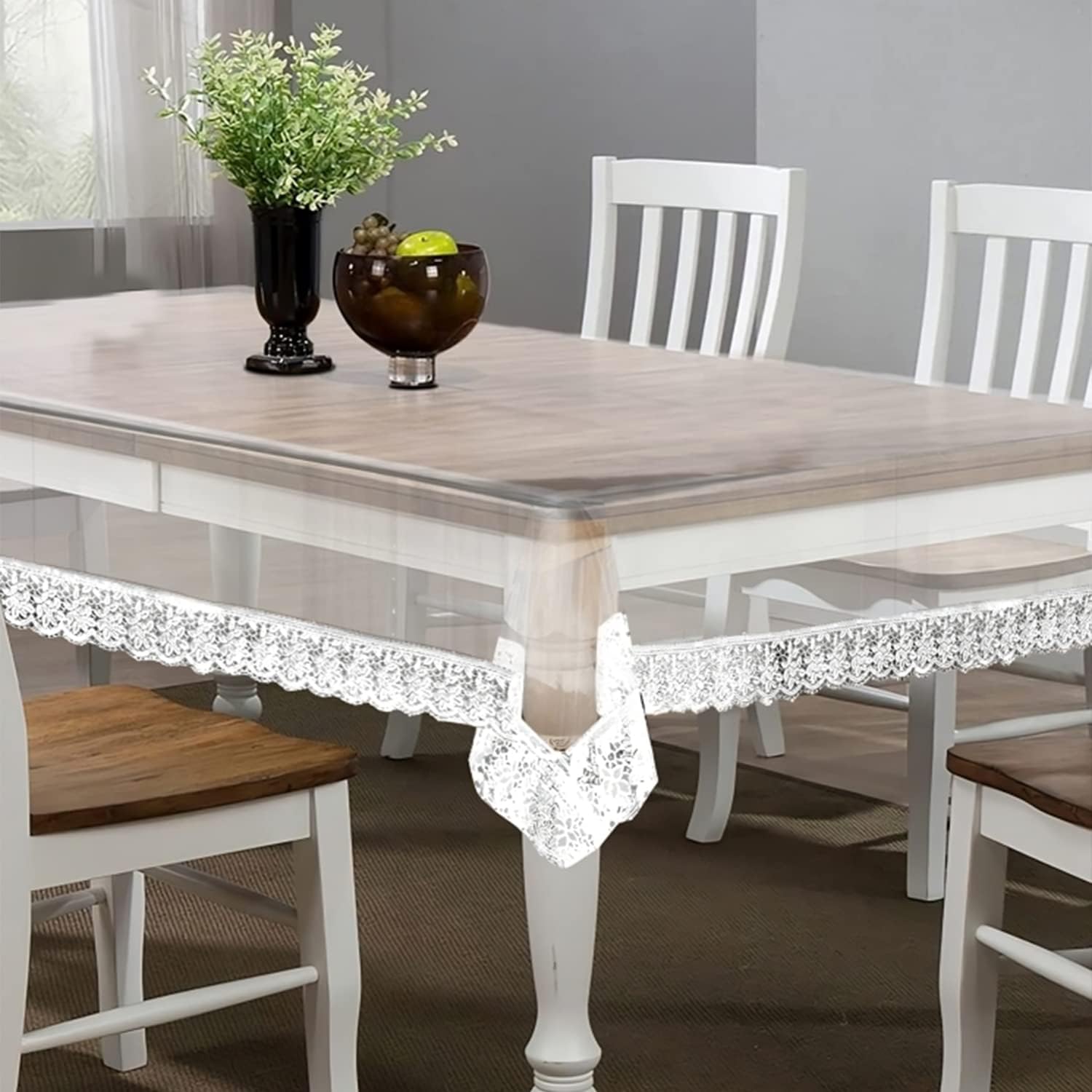 Buy Kuber Industries Dining Table Cover 6 Seater |Dining Table Cloth ...