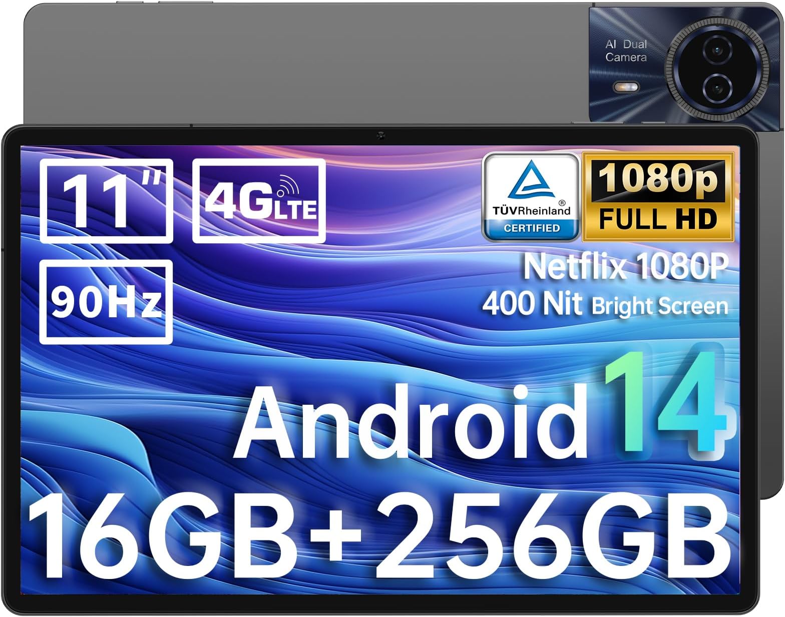 TECLAST T50 Plus 11 Inch Gaming Tablet, FHD 90 Hz Screen, 2.2GHz CPU ...