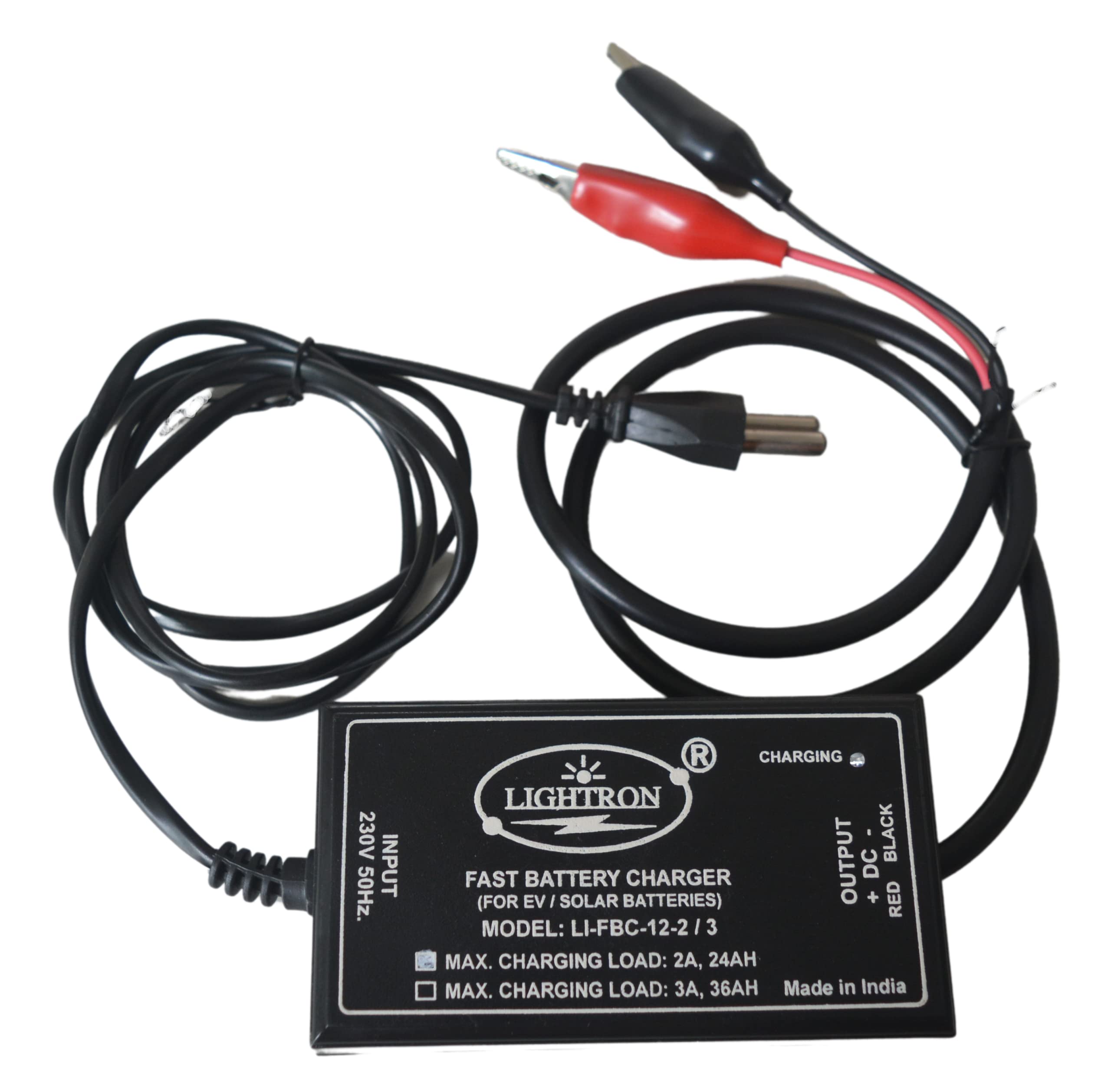 Buy LIGHTRON 12V 3A Automatic & Fast Universal Battery Charger | Ideal ...