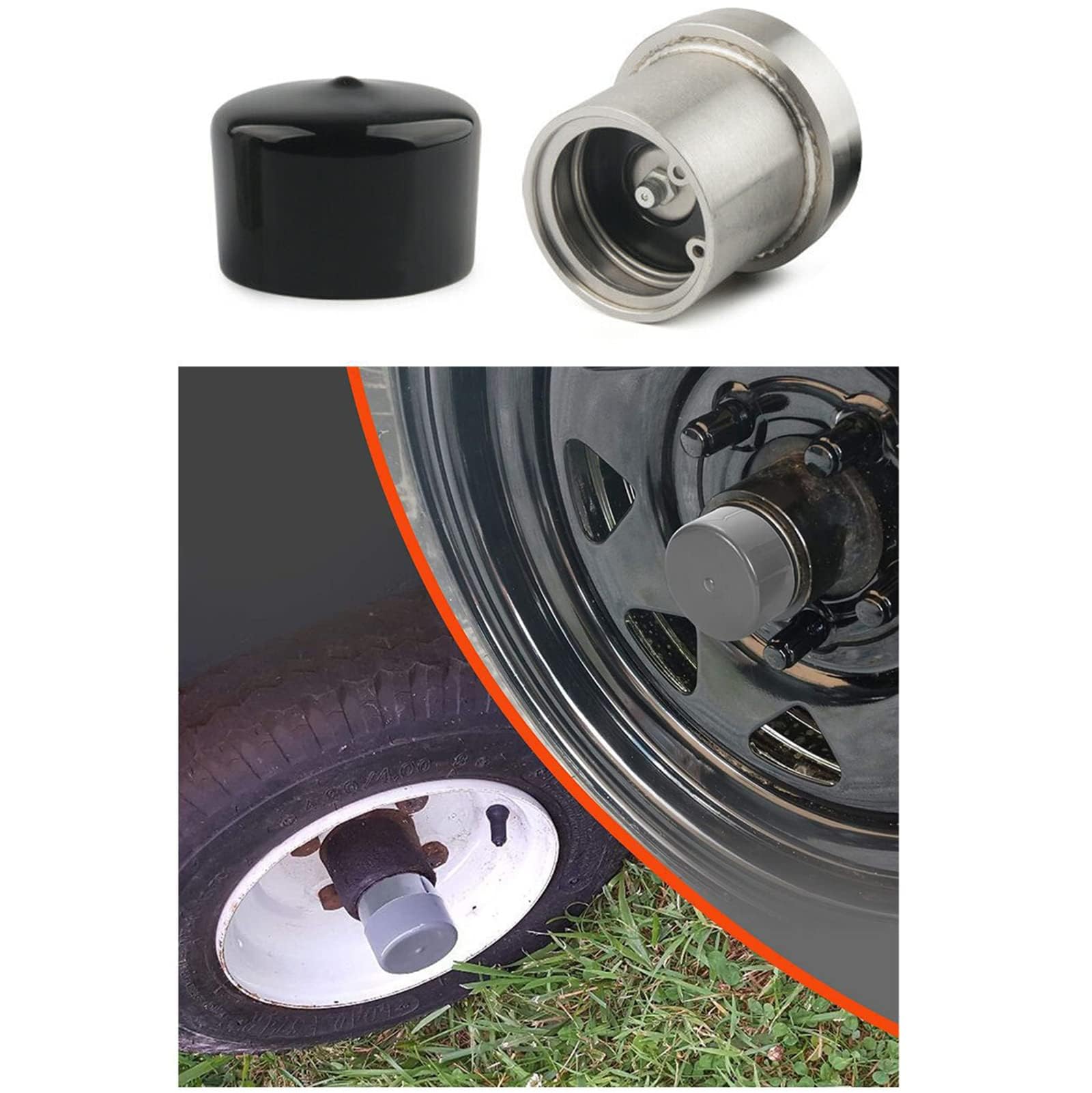 Snapklik.com : FDXGYH 8 Pcs 1.98-Inch Bearing Bars Cover Bearing Rubber ...
