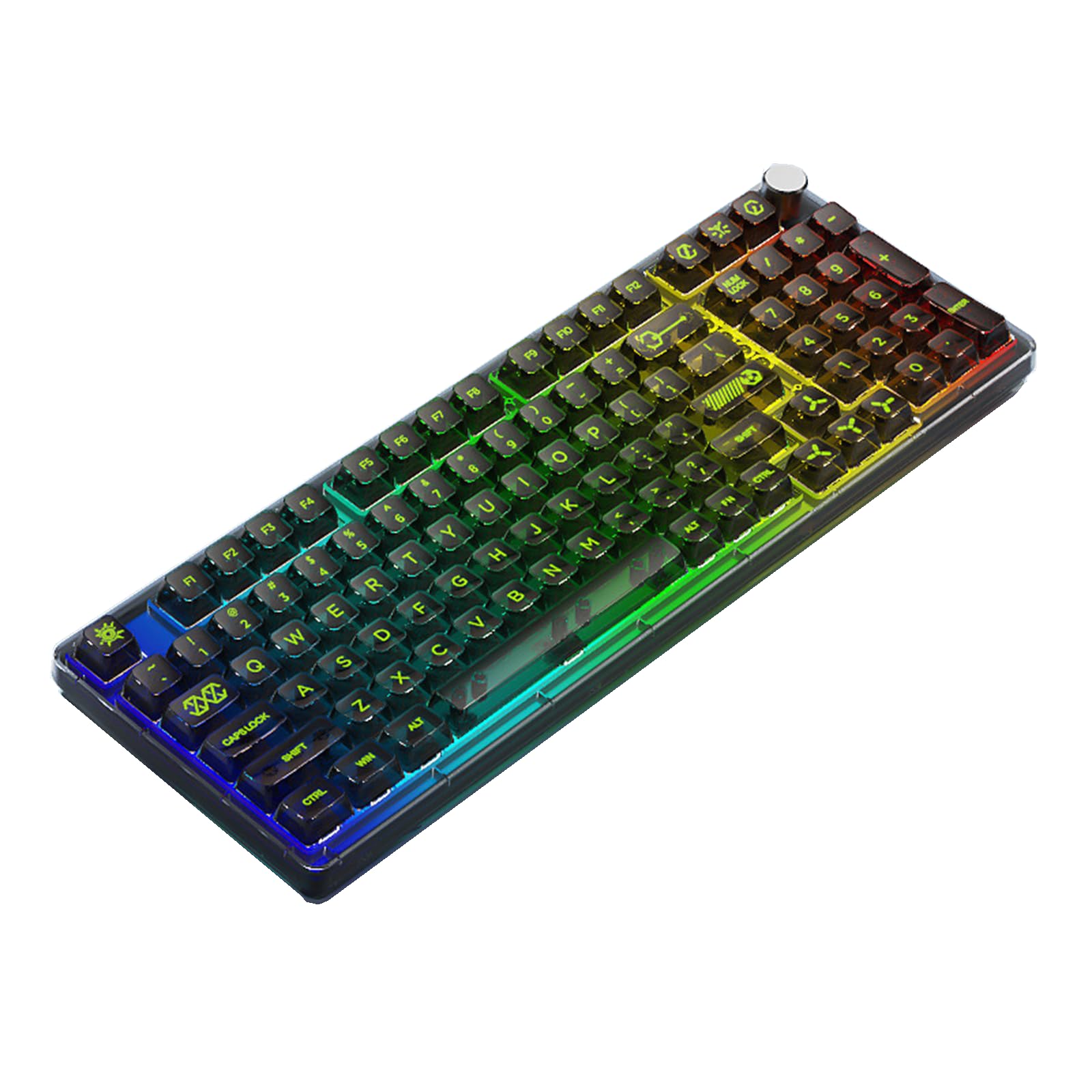 Snapklik.com : KOVNISE Crystal Clear Keycaps,Transparent Translucent ...