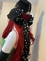 Amazon.com: Aetygh Womens Witch Hat, Lolita Star Magic Girl Wizard Hats ...