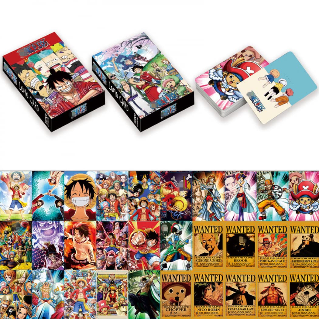 Buy Goodern 30 Pcs Anime One Piece Lomo Cards One Piece Photo Cards One ...